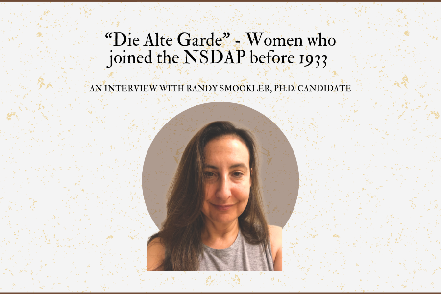"Die Alte Garde" - Women who joined the NSDAP before 1933: an interview ...